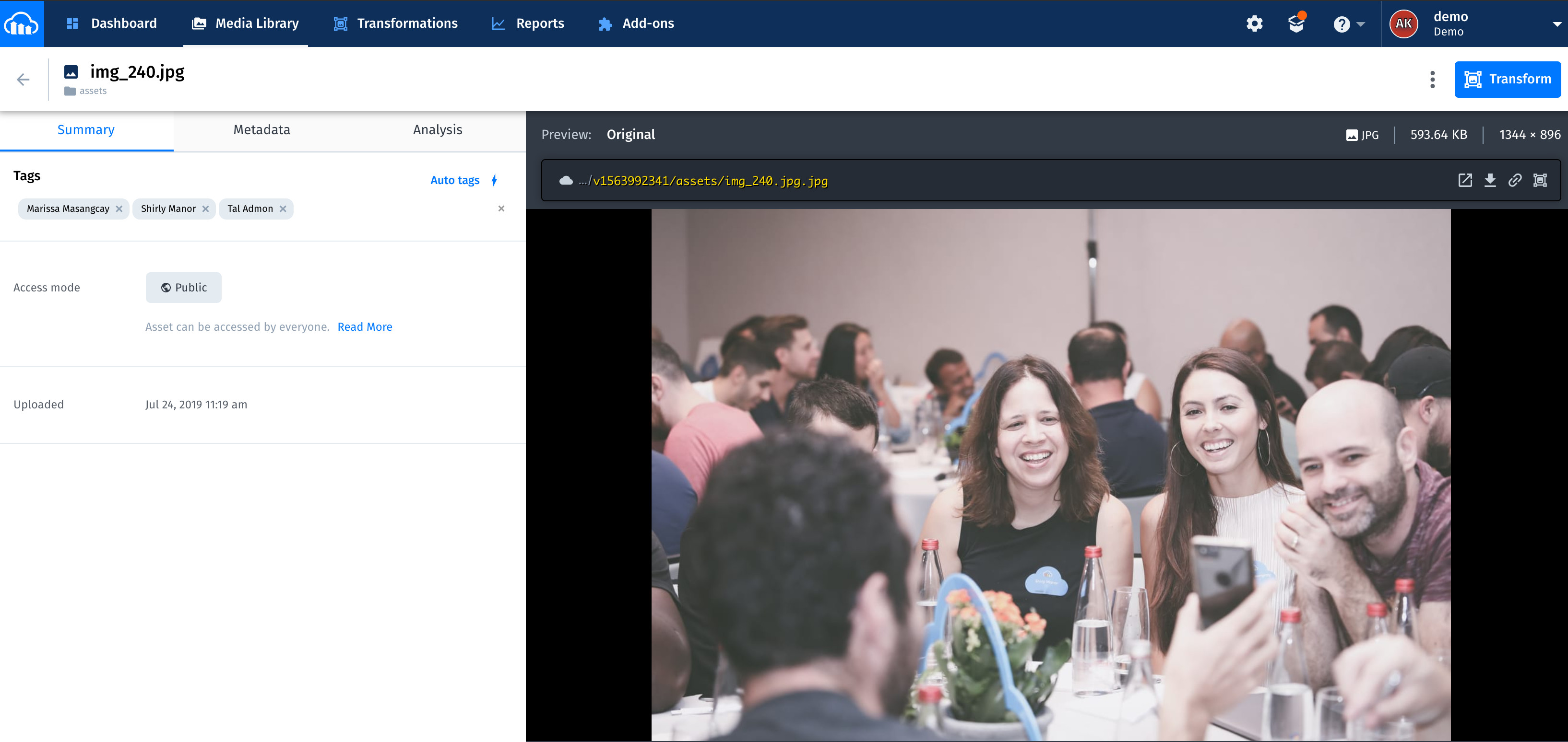 GitHub - cloudinary-devs/cloudinary-face-rekognition