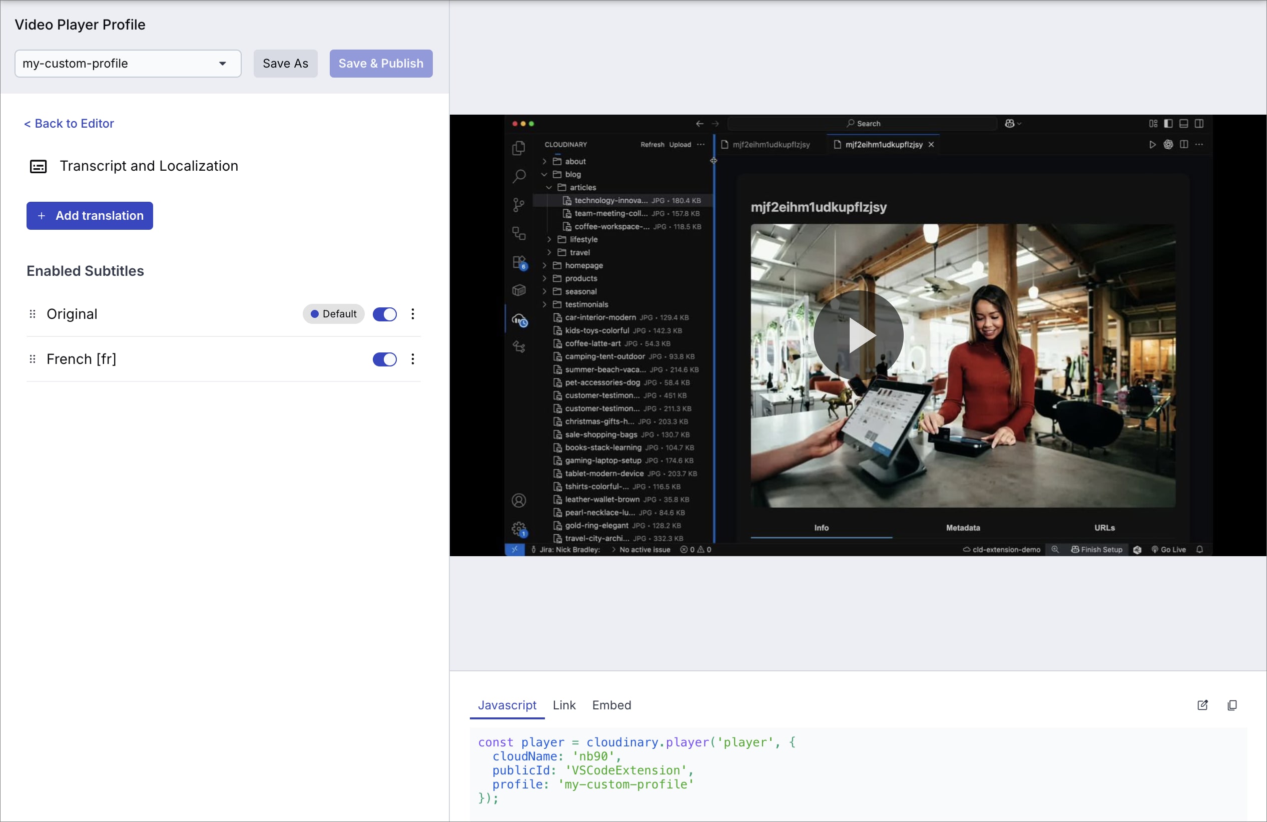 Video Transcription | Documentation