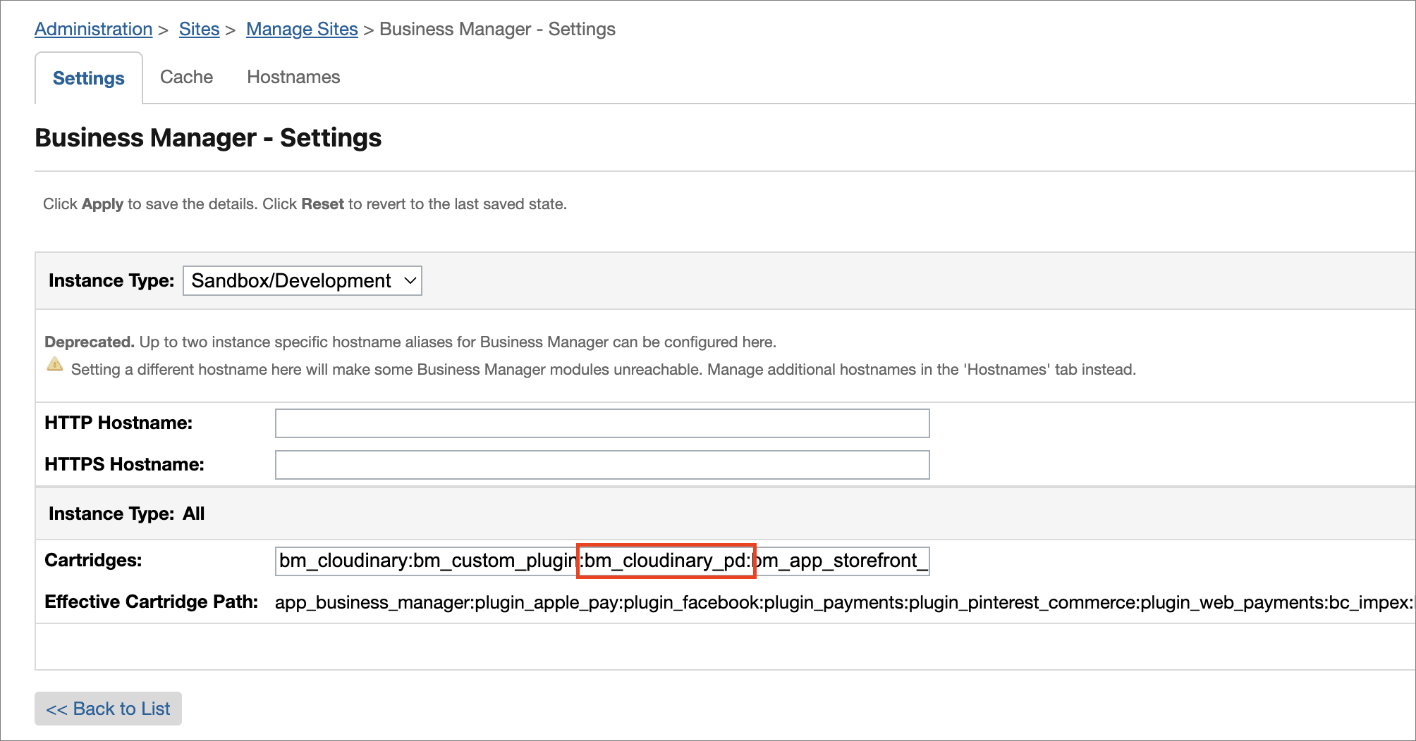 Cloudinary's Salesforce Commerce Cloud Page Designer Cartridge Setup and Configuration | Cloudinary