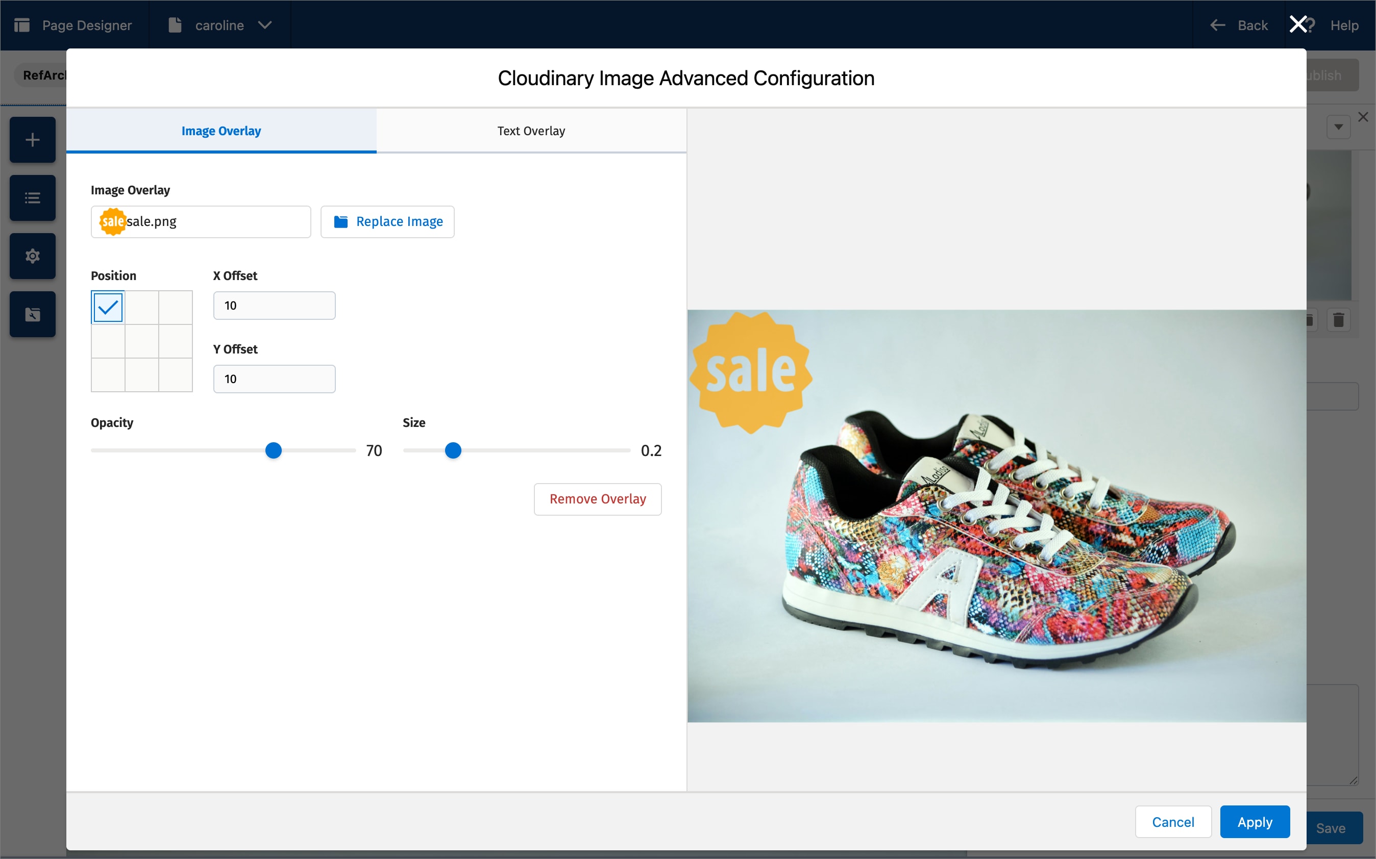 Cloudinary's Salesforce Commerce Cloud Page Designer Cartridge Image ...