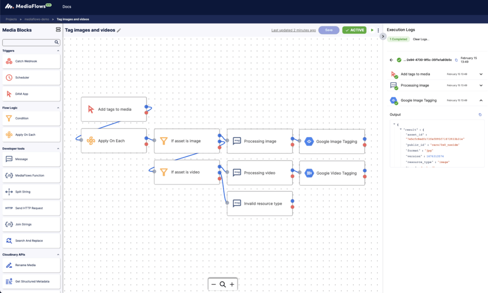 MediaFlows | Cloudinary
