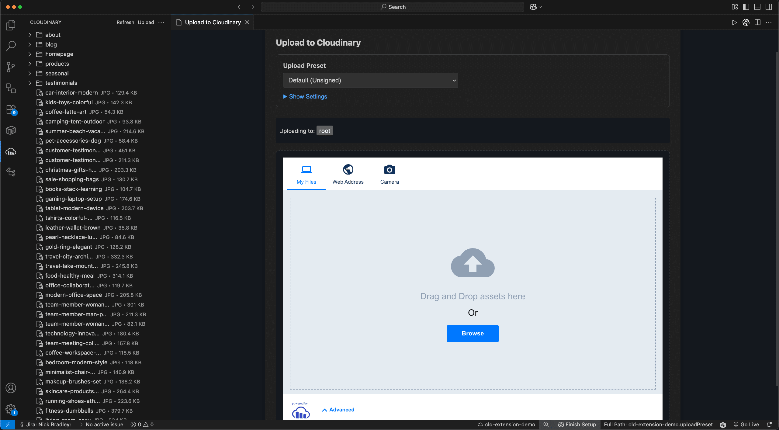 Cloudinary VS Code Extension - Manage Media Assets in Your IDE (Beta) | Documentation