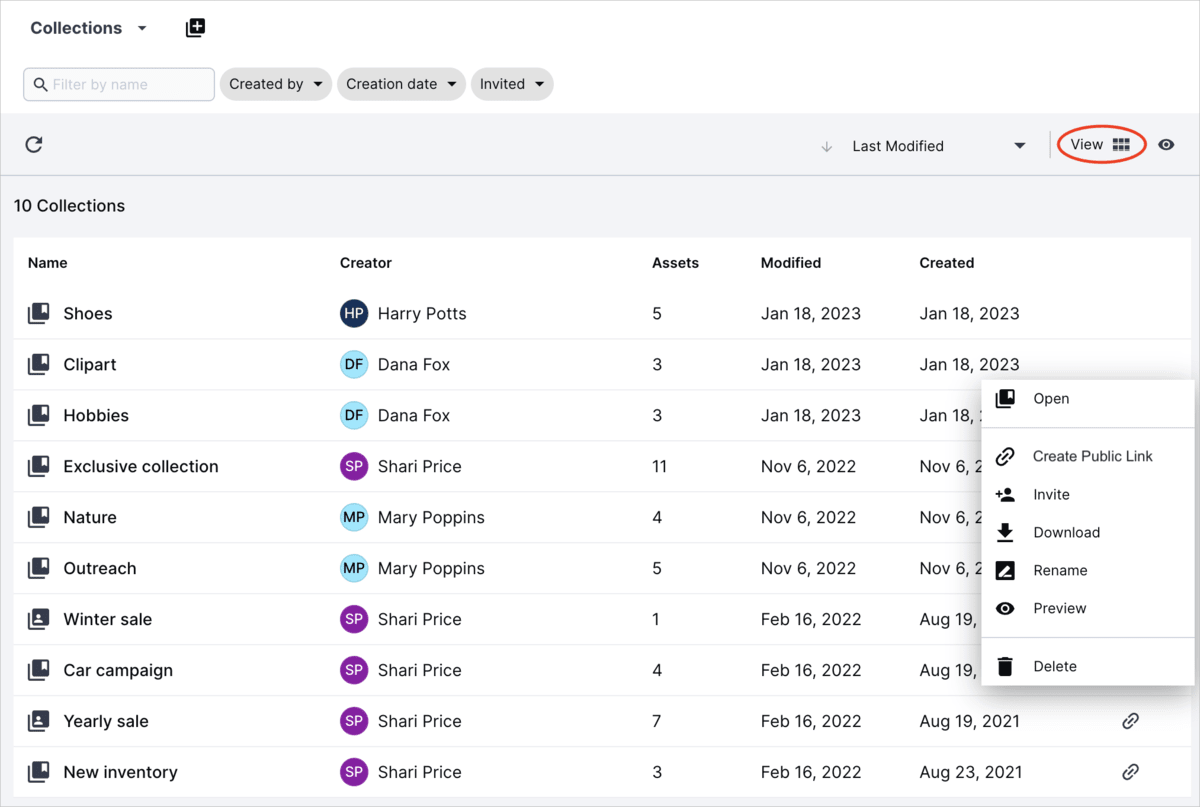 DAM - Organizing and Sharing Assets using Folders and Collections ...