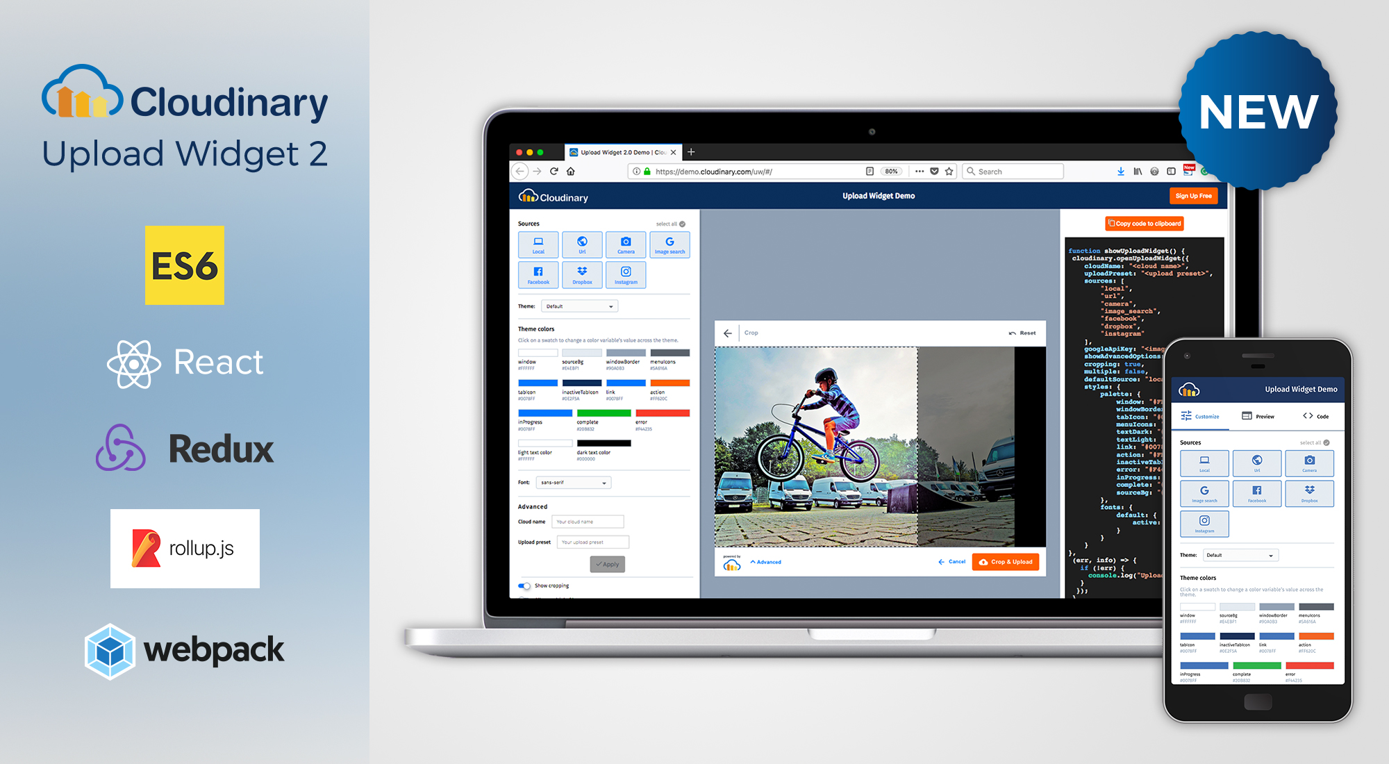Introducing the Cloudinary Upload Widget v2